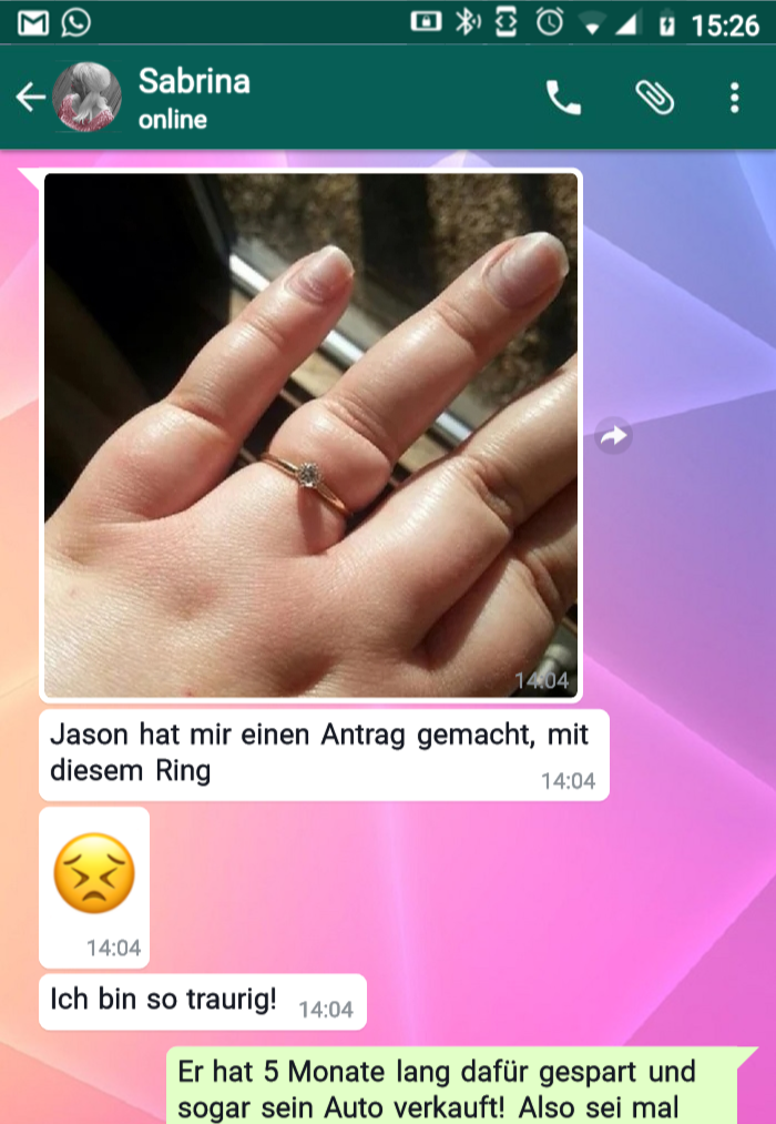 Der Ring ist ihr nicht groß genug - Facts & News