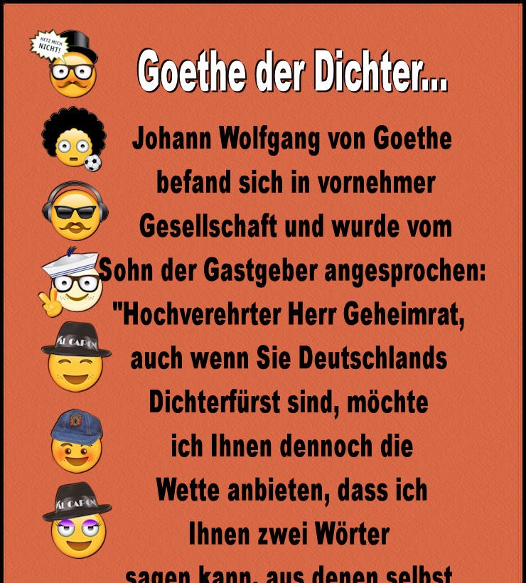 Goethe der Dichter... - Facts & News