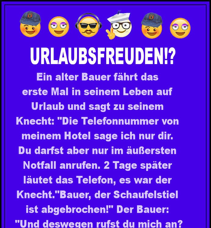 Urlaubsfreuden! - Facts & News
